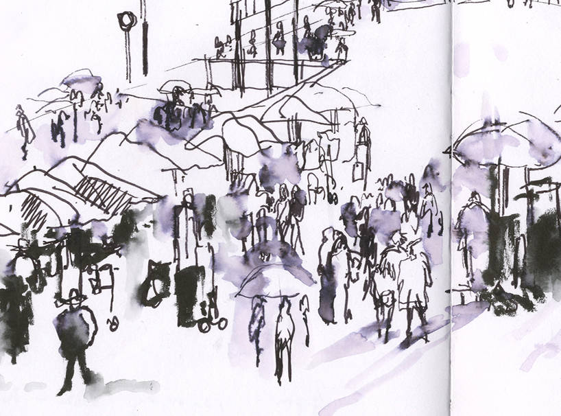 Cheltenham Races Sketchbook - elsmallo illustration