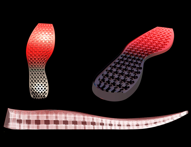 Multi-material Mid-sole - nomadicform