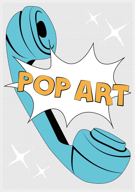Pop art postkort - Maria Nyholm