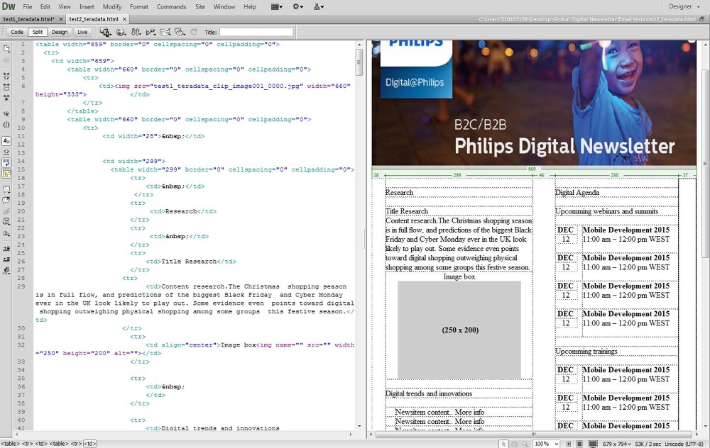 PHILIPS GLOBAL DIGITAL - Portfolio