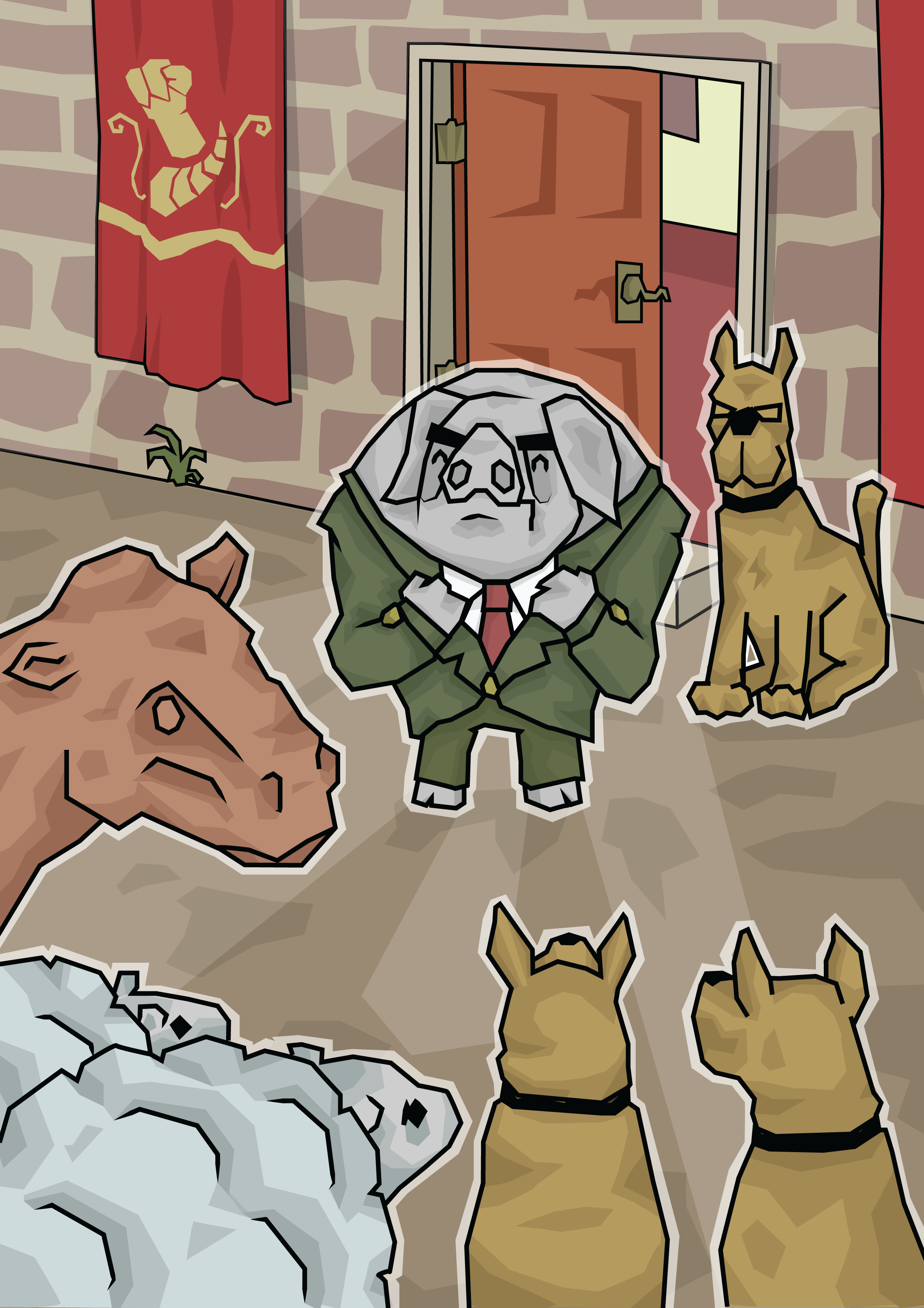 Animal farm Illustrations - willnashillustration
