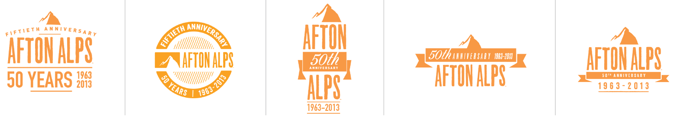 Afton 50th Anniversary Logo - Brenda Geary