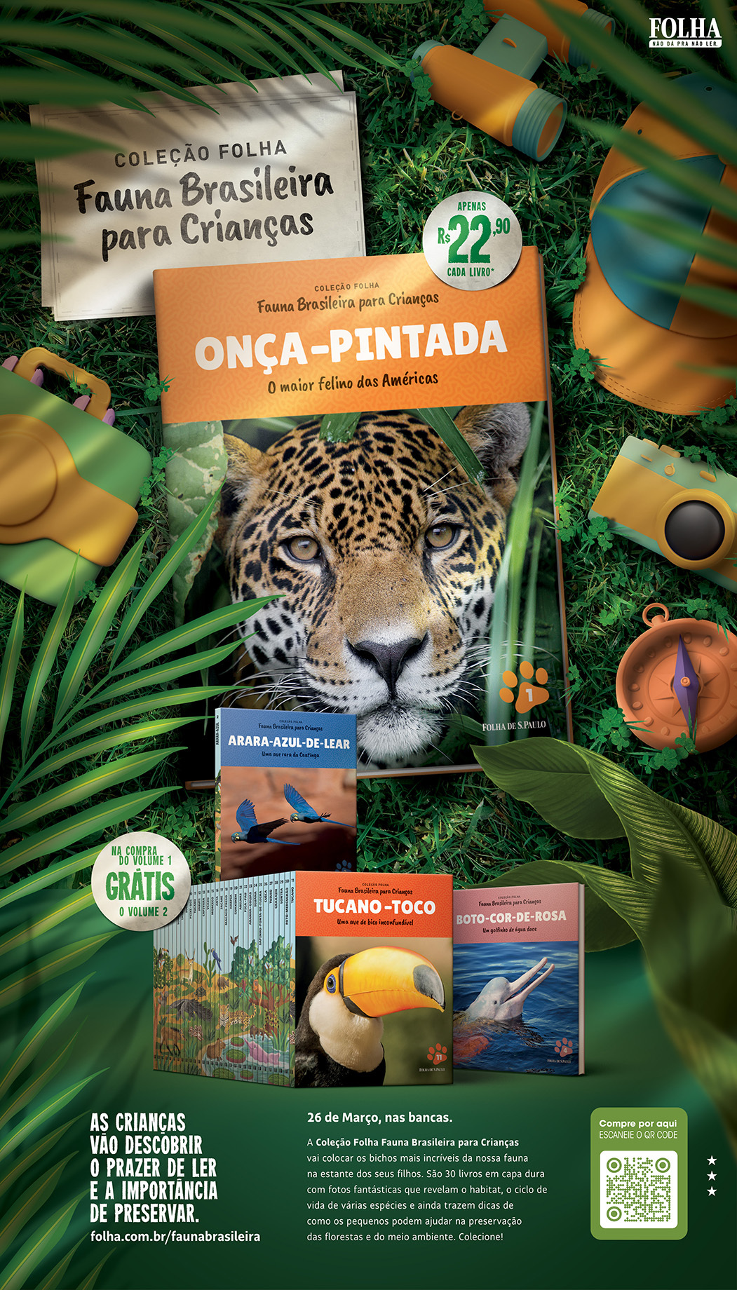 Coleção Fauna Brasileira - Eros Mz