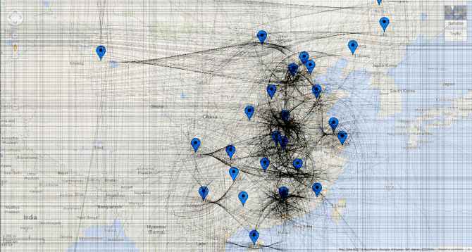 Cancer Village Map - MO KONG