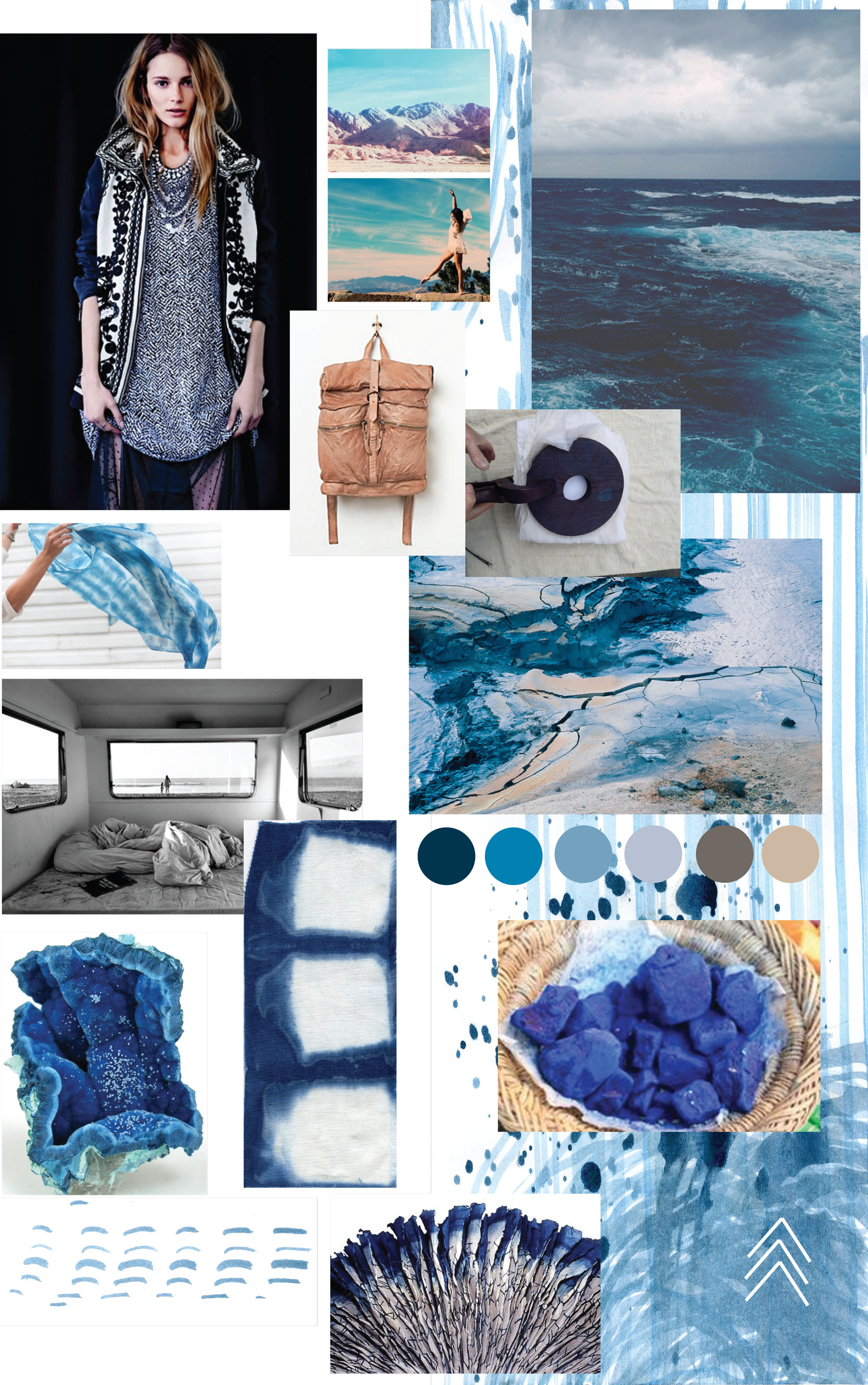 Moodboard - indigo