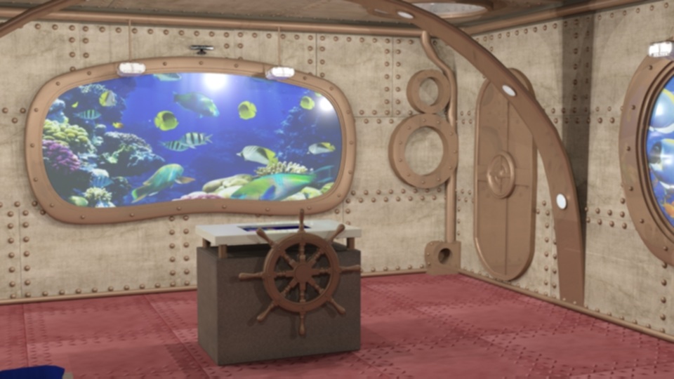 "SUBMARINE" - a studying room - Mariia Mosunova