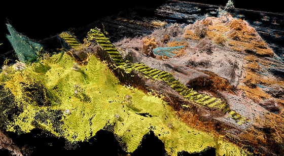 The Gold Mine model, digital 3D reconstruction | 2015 - Hyun Jun PARK