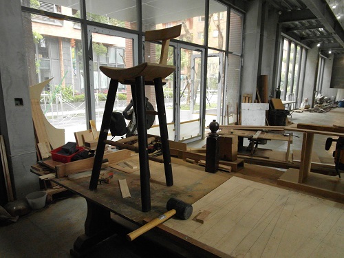 the making of some bar chairs - Martin Zaugg
