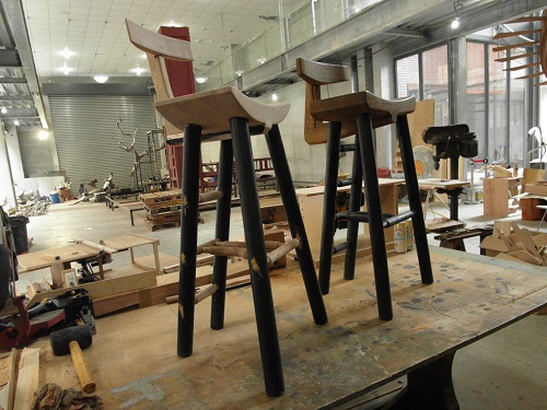 the making of some bar chairs - Martin Zaugg