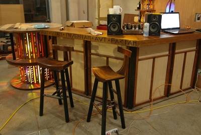 the making of some bar chairs - Martin Zaugg