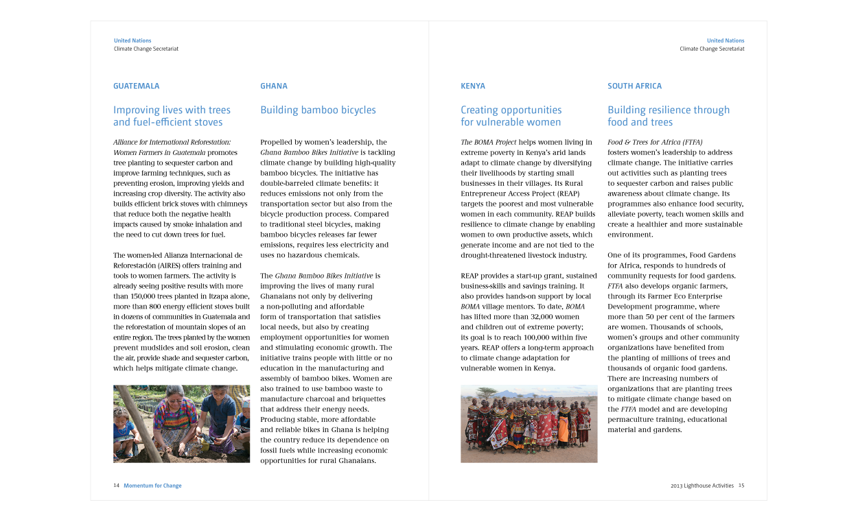 United Nations Brochure + Logo - i am suzanne merrill