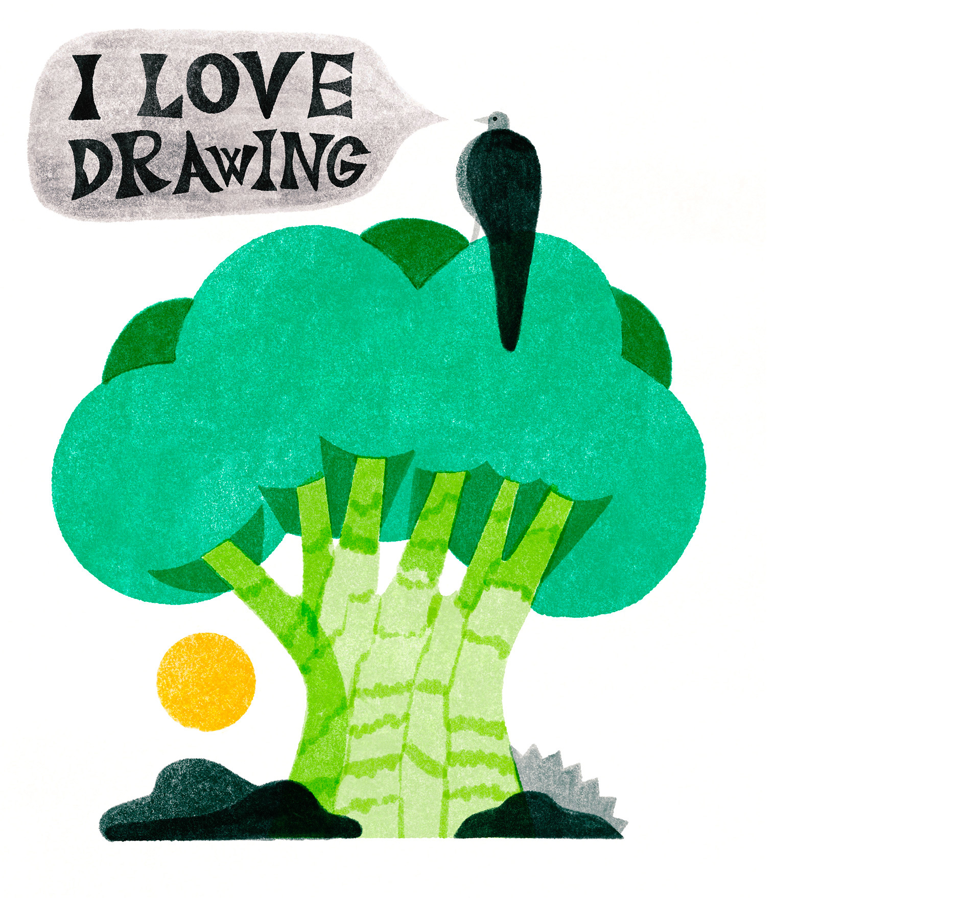 I love drawing - Malota