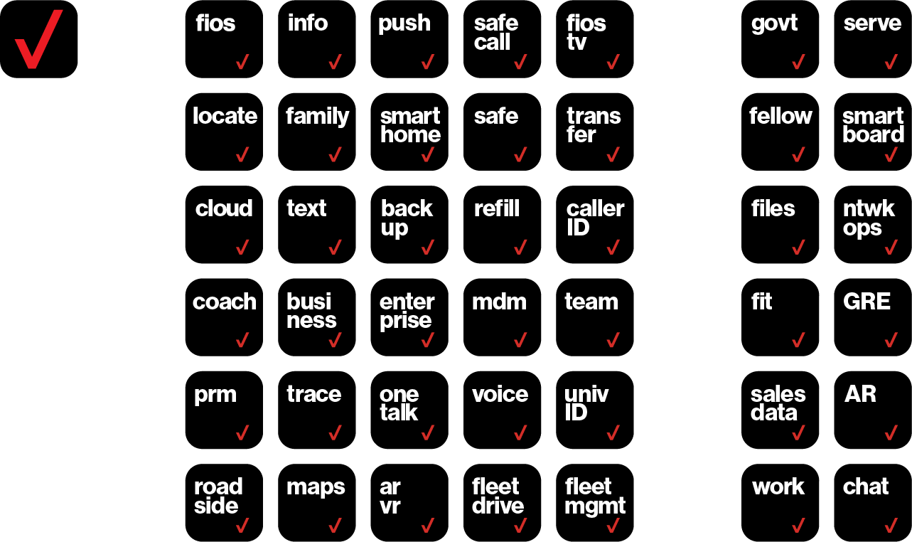 Verizon App Icons - egan