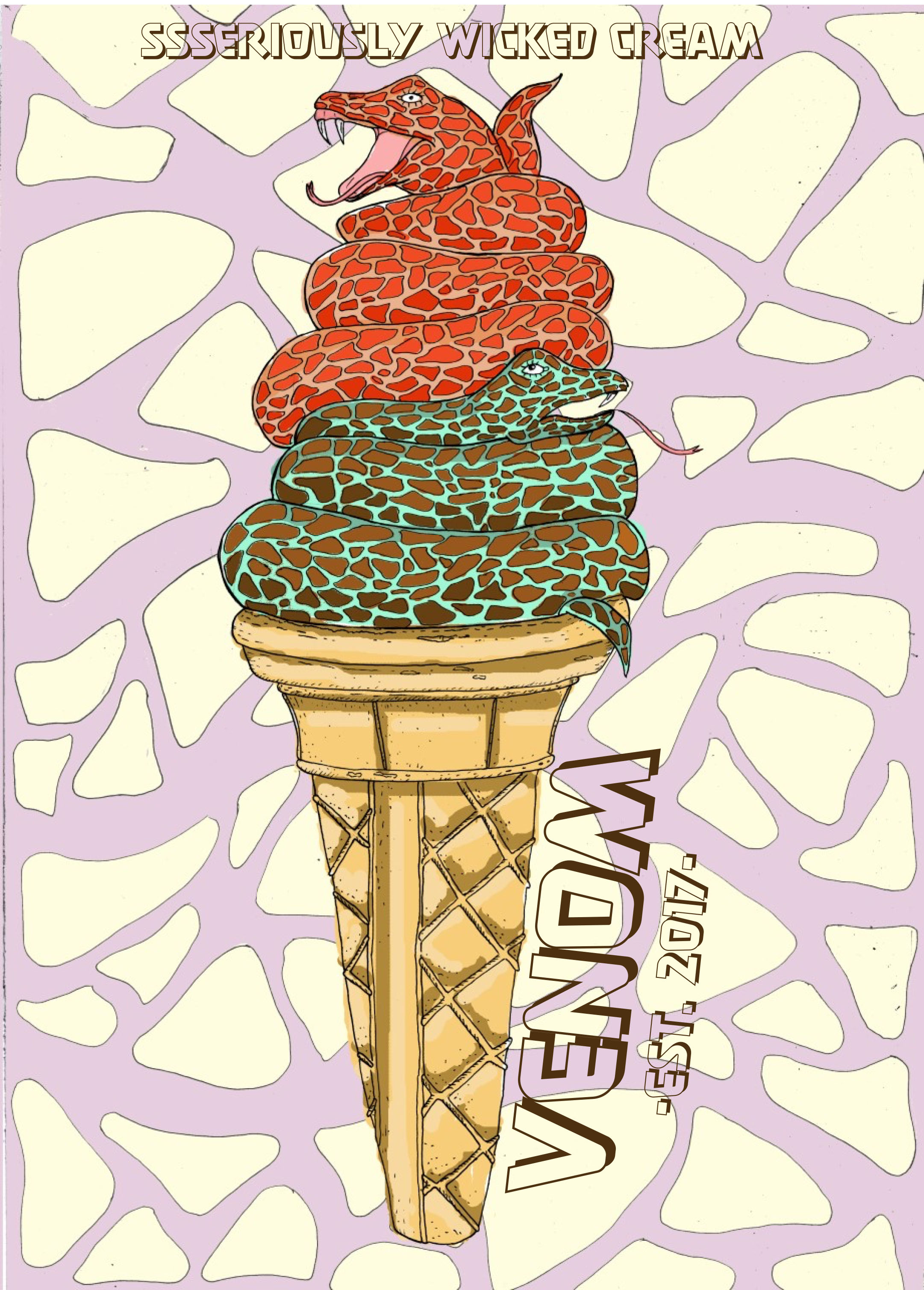 Venom Ice Cream poster - NicoleCastro