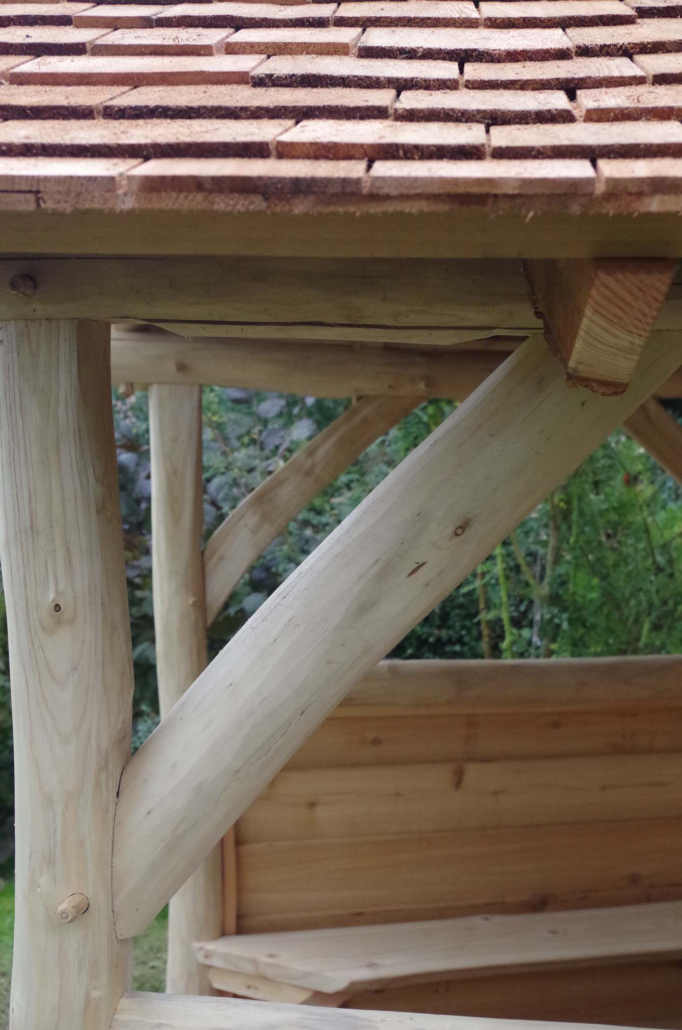 Roundwood Timber Framing - sylvan structures