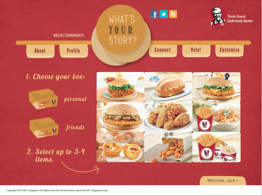 KFC: Share Your Story - Fayth's Portfolio