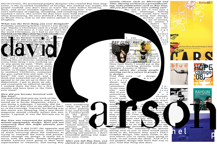 David Carson Spreads - AriSusswein