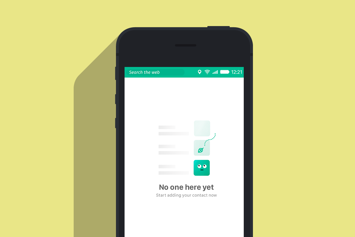 Firefox OS Empty Status - Fang Shih Portfolio