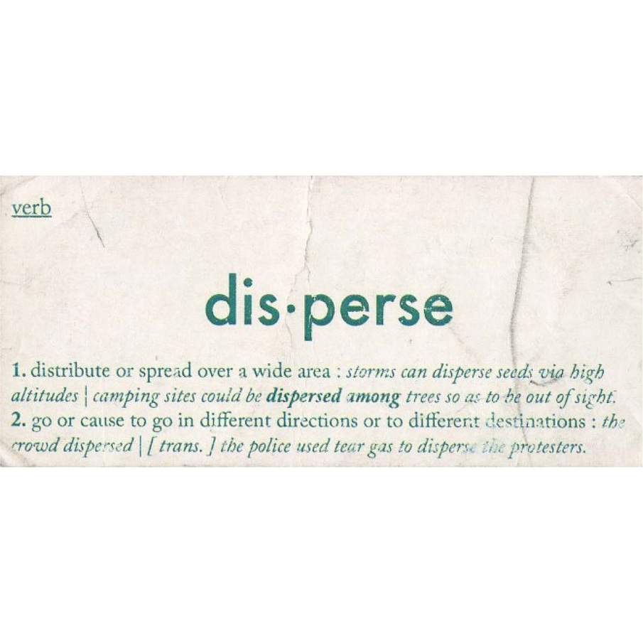 Disperse - Sophomore Portfolio