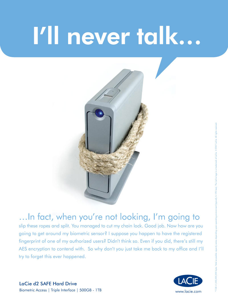 LaCie Product POV Ad Campaign - Jeff Adams Creative