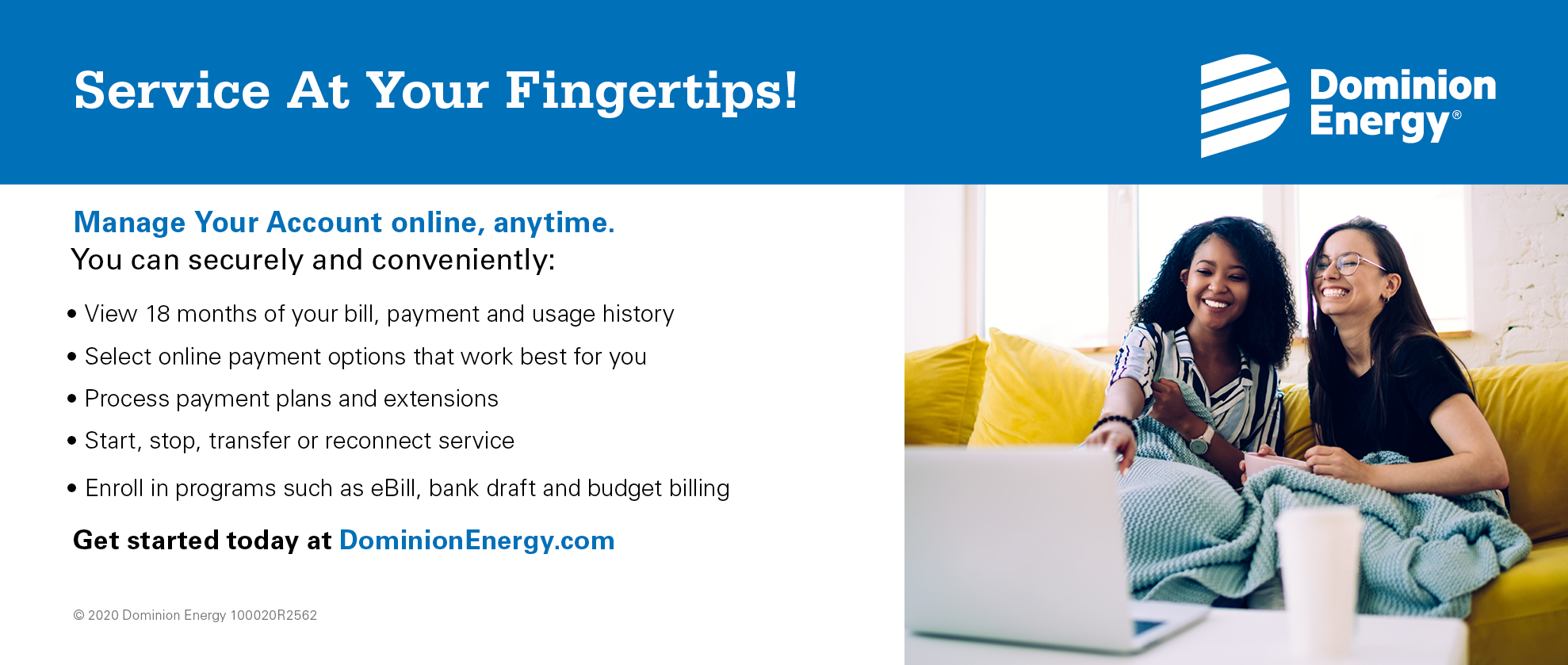 eBill inserts for Dominion Energy - My name is Kate, and I'm a graphic ...