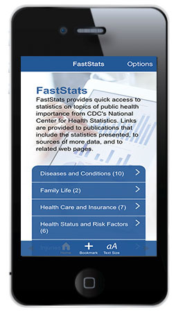 Centers of Disease Control Mobile App - J. Sebest Portfolio