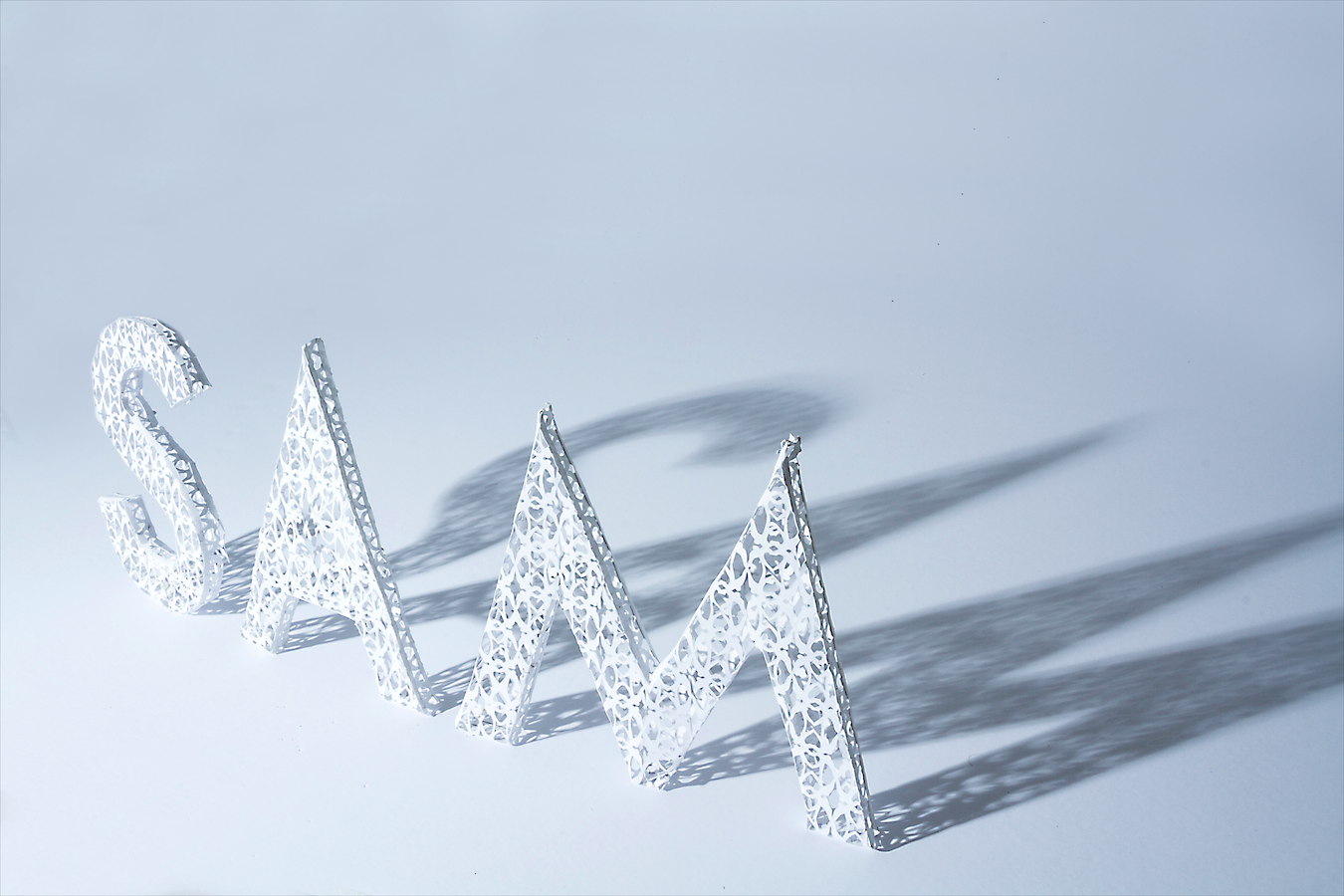 Hand Crafted Paper Cut Typography - Sam Macín