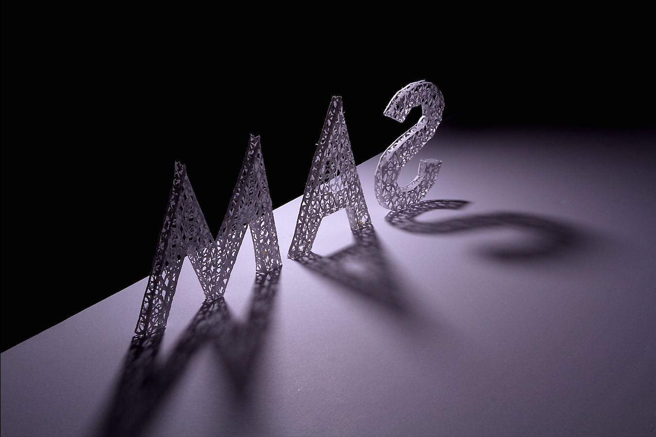 Hand Crafted Paper Cut Typography - Sam Macín