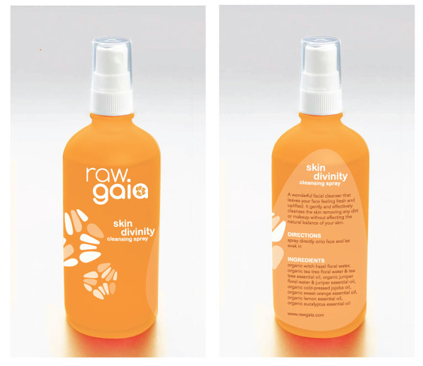 Raw Gaia Skin Care - Amber Wielenga Design & Illustration