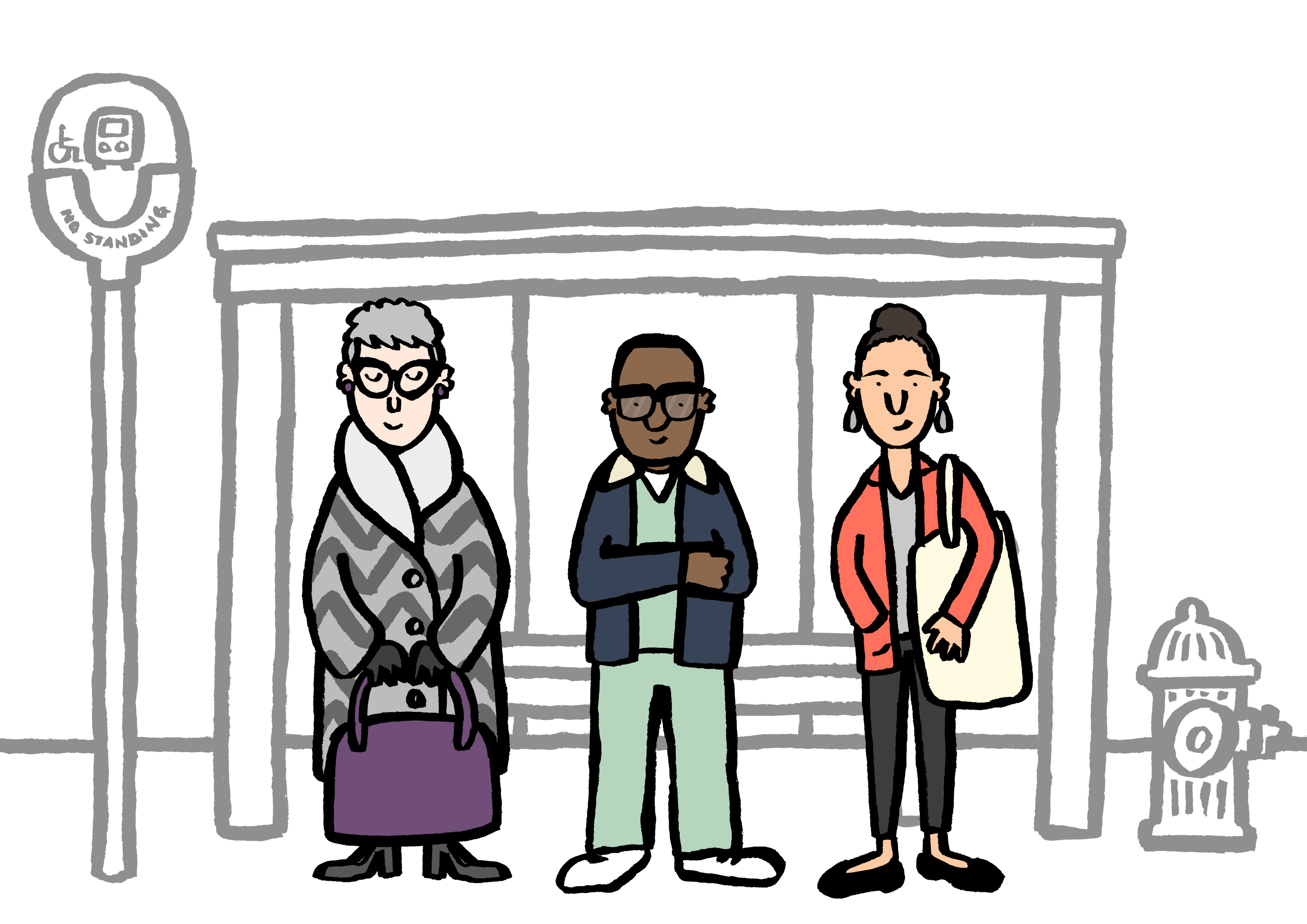 Bus Turnaround Website - Max Halton Illustration