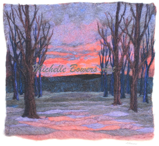 Winter Sunrise - Michelle Bowers Art