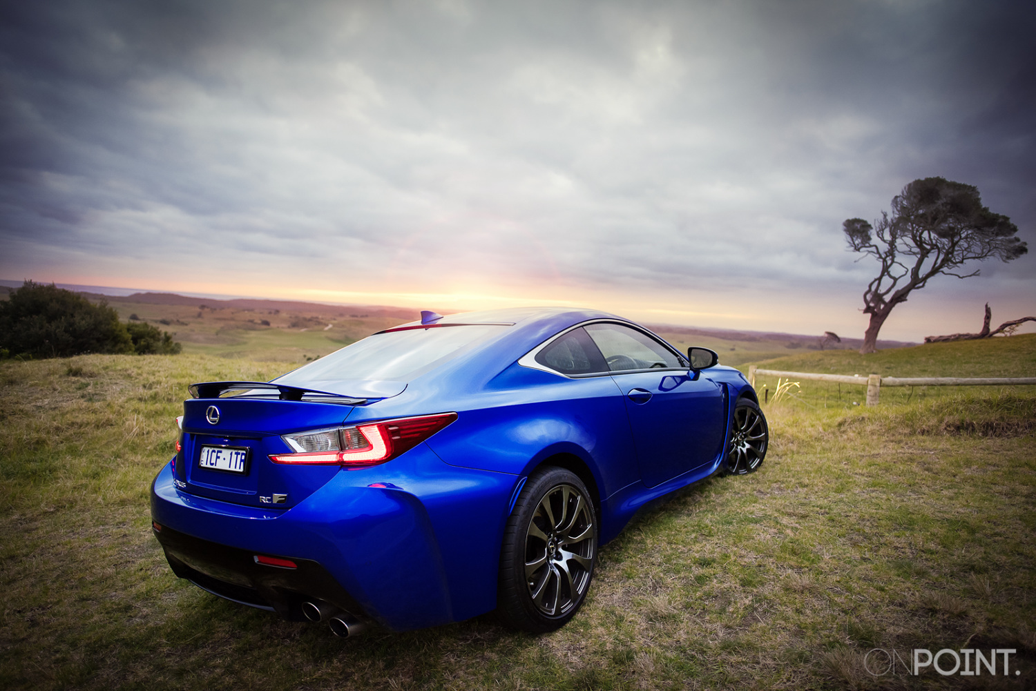 2015 Lexus RCF - Blue - onpoint