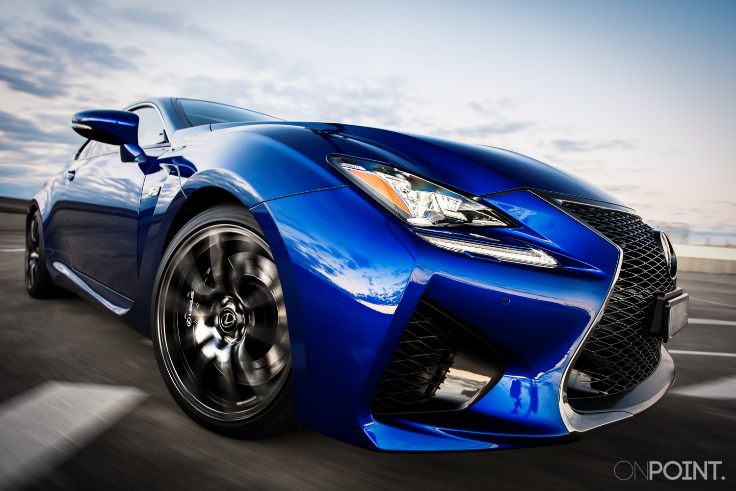 2015 Lexus RCF - Blue - onpoint