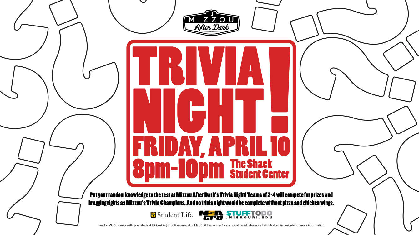 Mizzou After Dark Trivia Night - Brendan Coleman's Portfolio