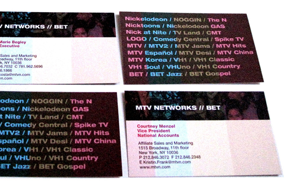MTV Networks, NYC / Print, Branding and VDO - noknok