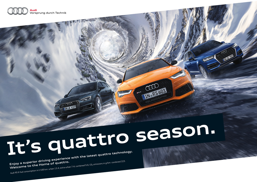 Audi quattro Kampagne 2016 - Sebastian Storck Texter