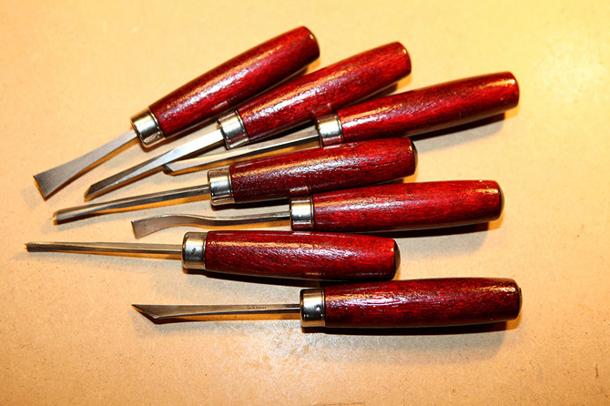 Matériaux et outils - Atelier de gravure - Chamonix