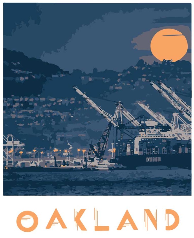 Oakland poster - candiD