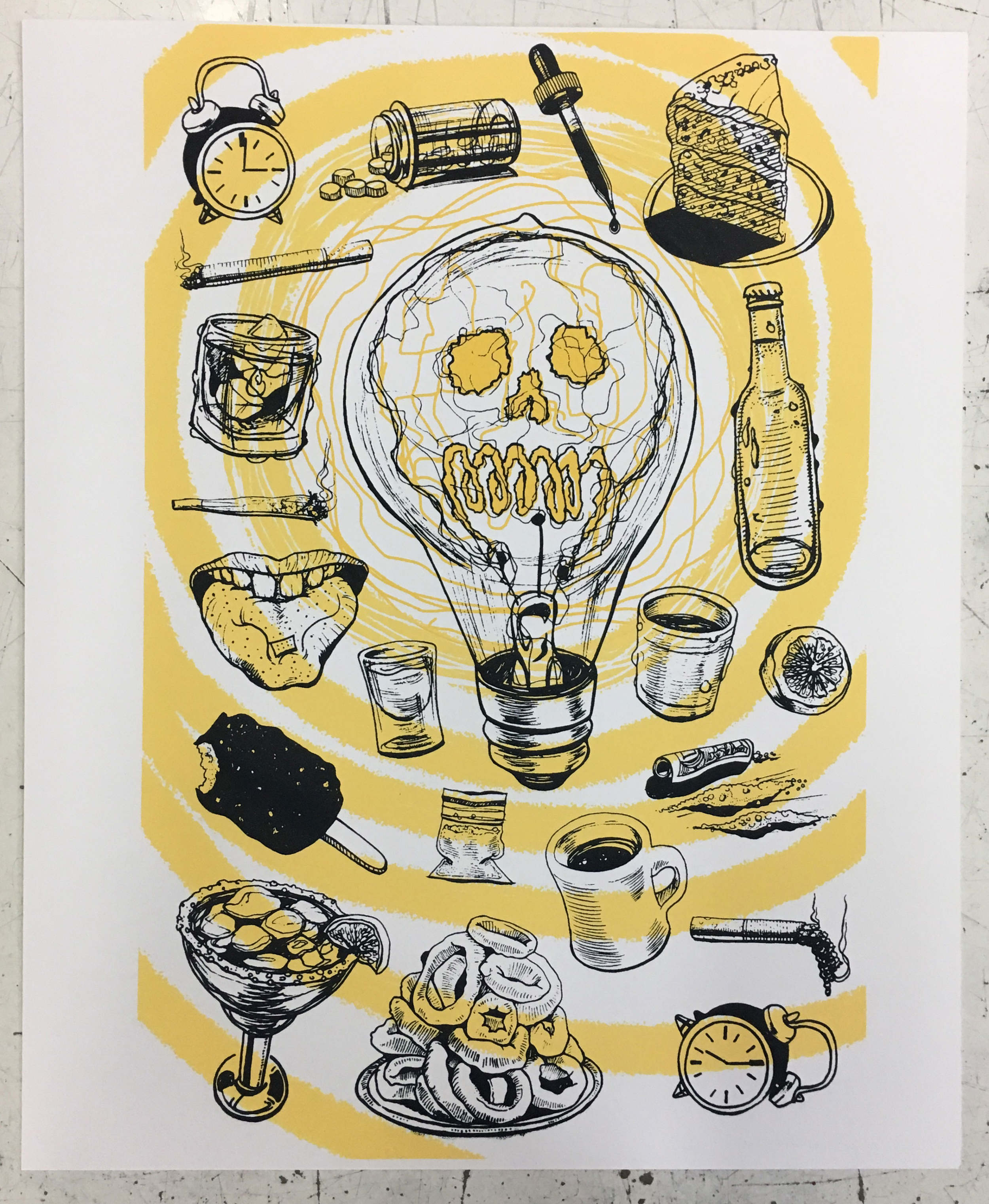 Deadly Habits - Emmett Baggett Illustration