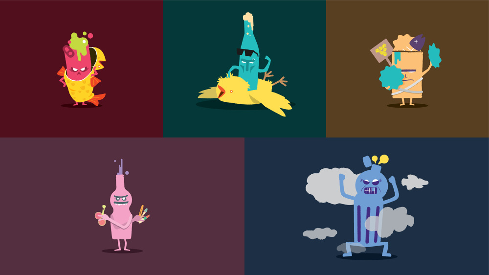 Superbin Character Design - yol