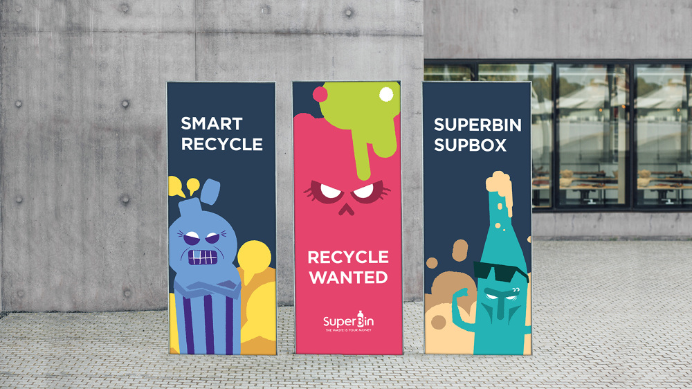 Superbin Character Design - yol