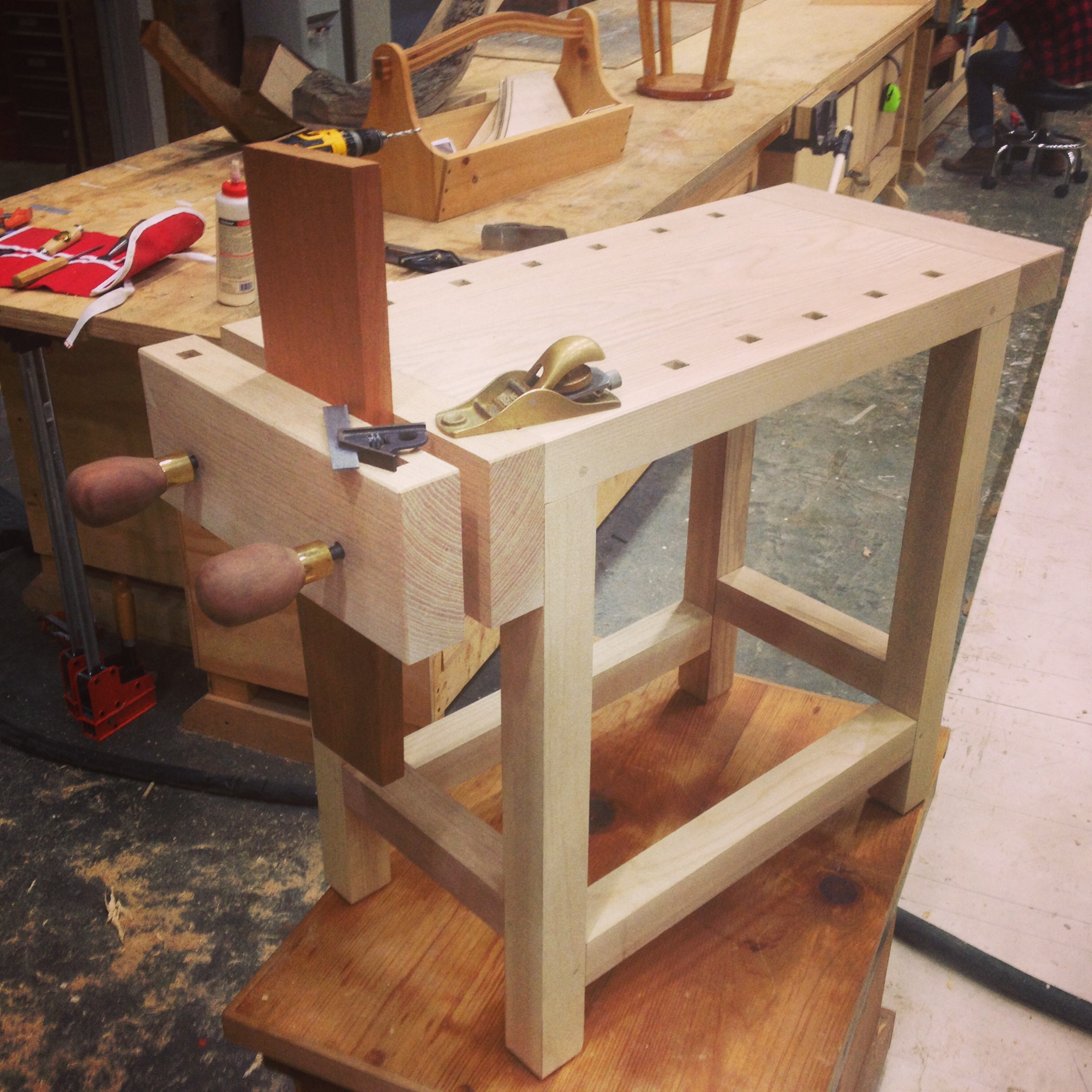 1/2 scale work bench - Goodman, Sawyer and Joiner Wood Works