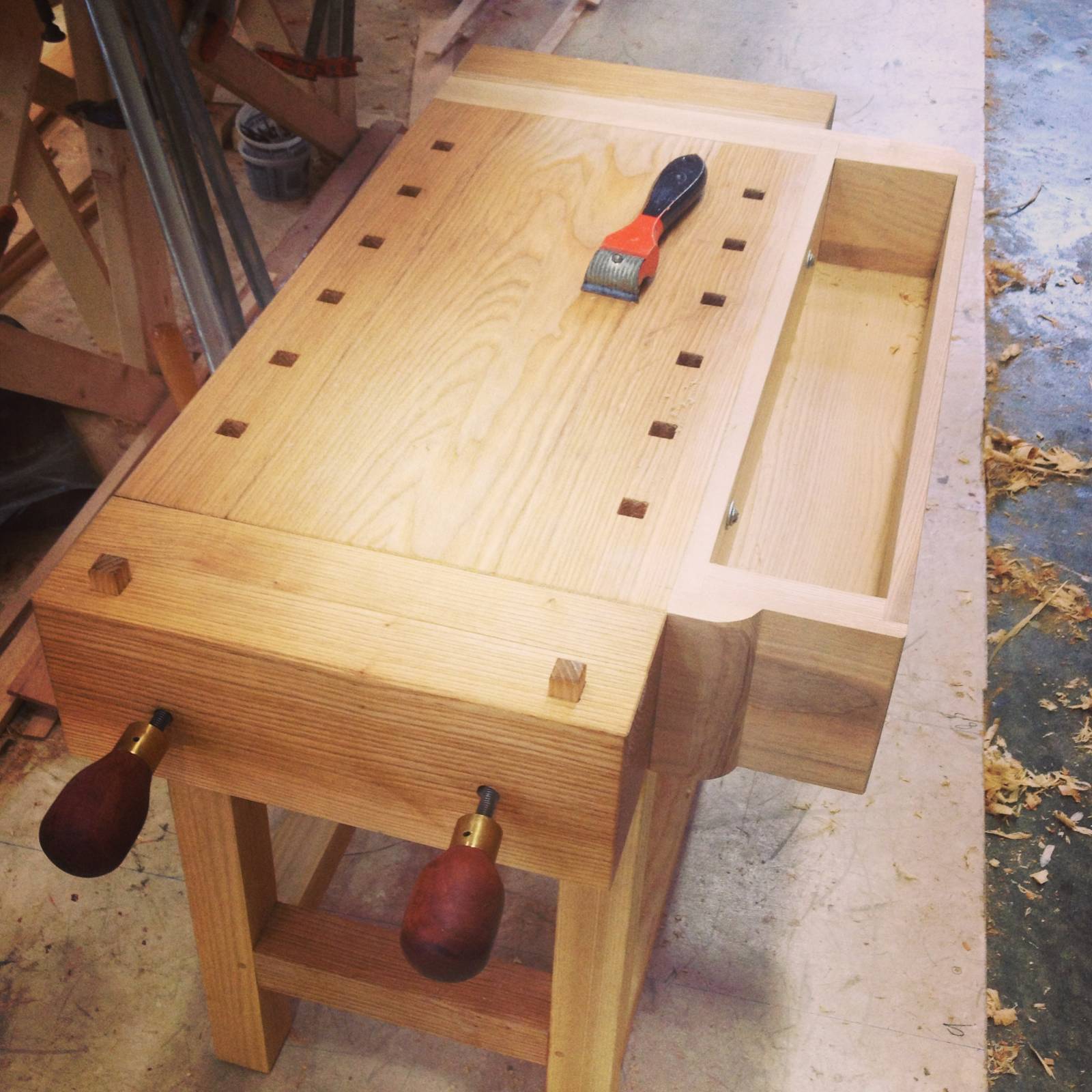 1/2 scale work bench - Goodman, Sawyer and Joiner Wood Works