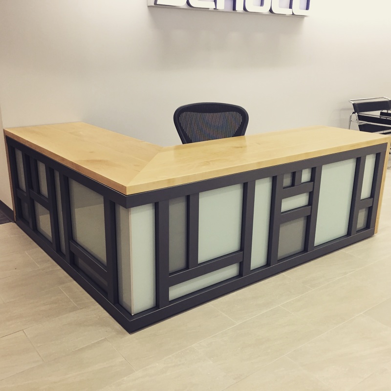 Reception Desk - Goodman, Sawyer and Joiner Wood Works