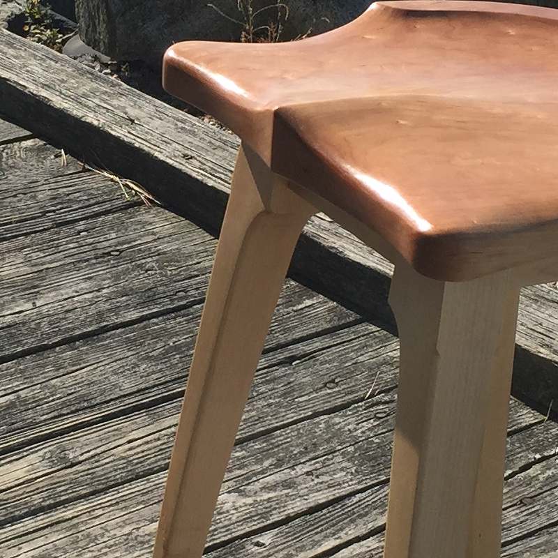 Bristol Bay Stools - Goodman, Sawyer and Joiner Wood Works