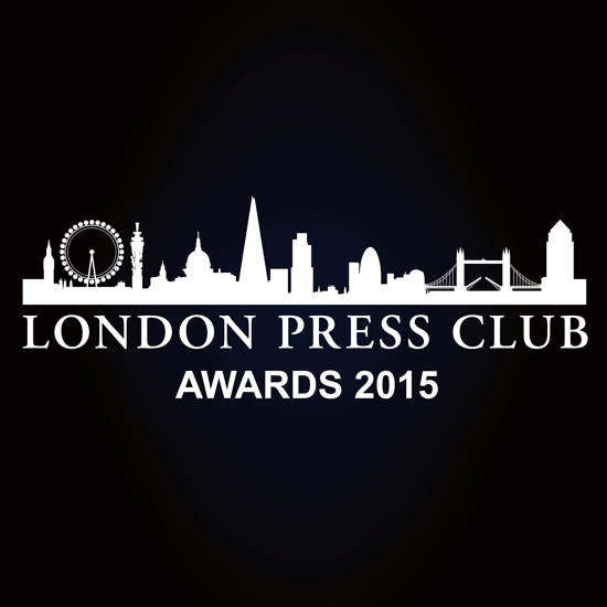 London Press Club Awards presentation - Gwen Glynn