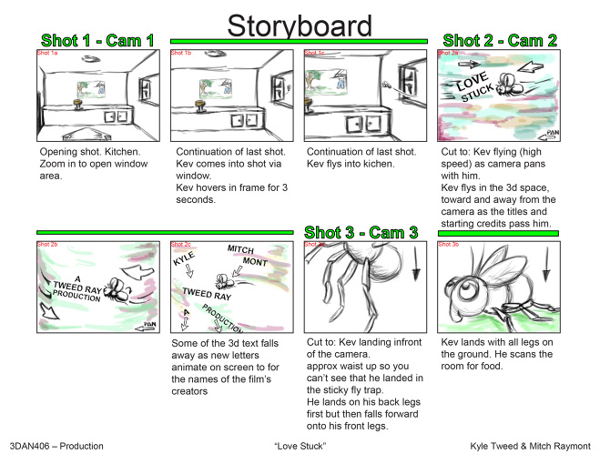 Story Board - Kyle Tweed Animator