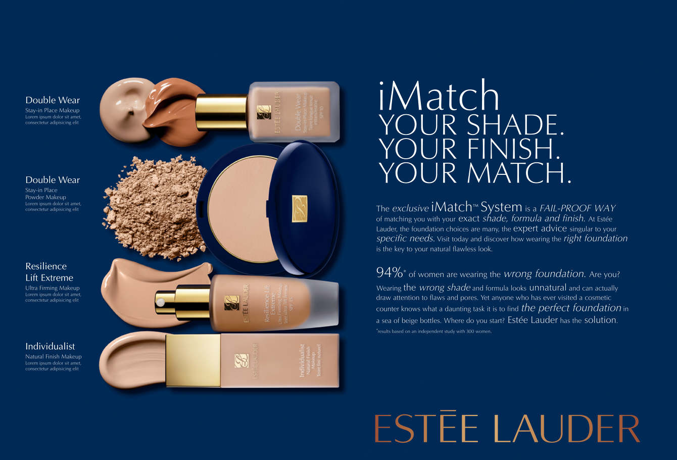 ESTÉE LAUDER still life - YOSHI HYUGA SOL TOKYO / art direction and design