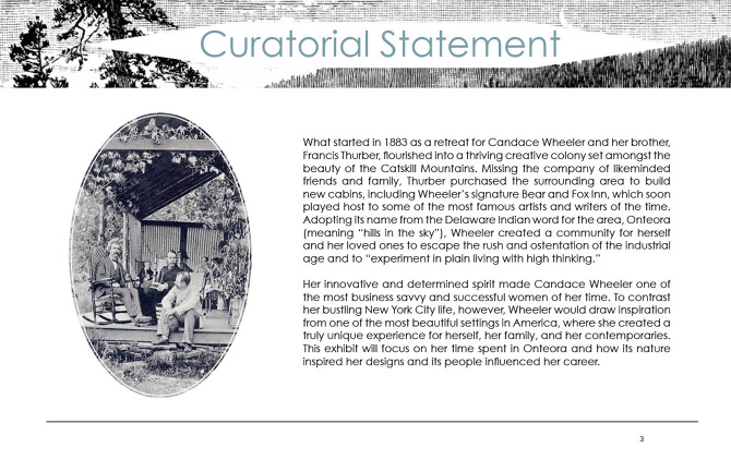 Studio I: Candace Wheeler Exhibit - SarahMariaBordeaux