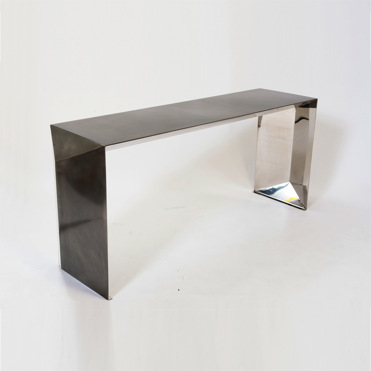 Origami Console Table, Stainless. - yukonishikawa